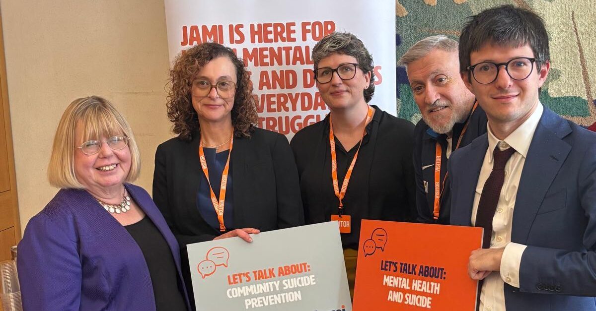 Jami joins MPs for World Suicide Prevention Day - Jami UK